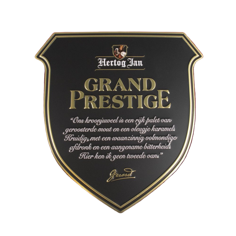 Hertog Jan Grand Prestige metalen wandbord – Hertog Jan Online Brouwerijwinkel
